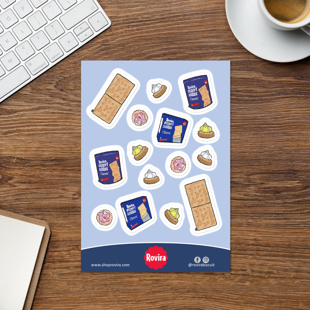 Rovira Crackers Stickers Sheet – ROVIRA BISCUITS